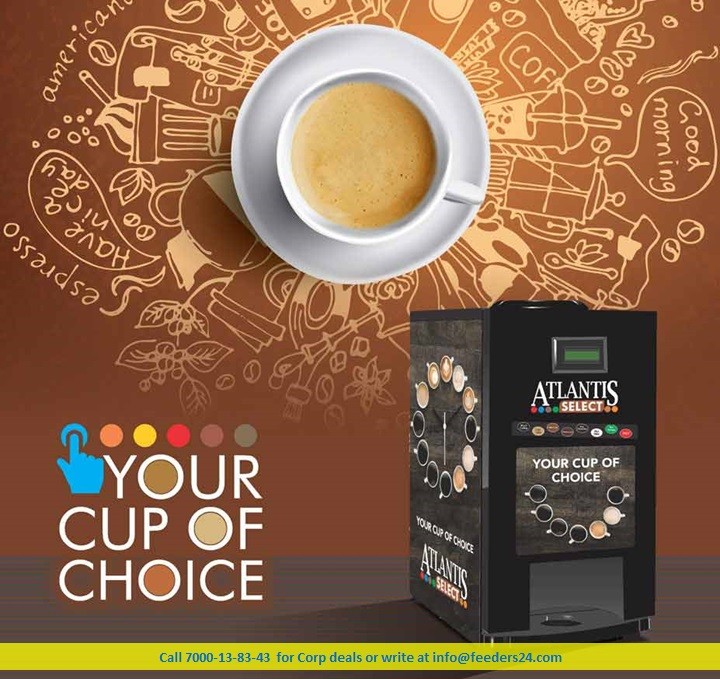 Atlantis Select | 7 Beverages Tea Coffee Vending Machine