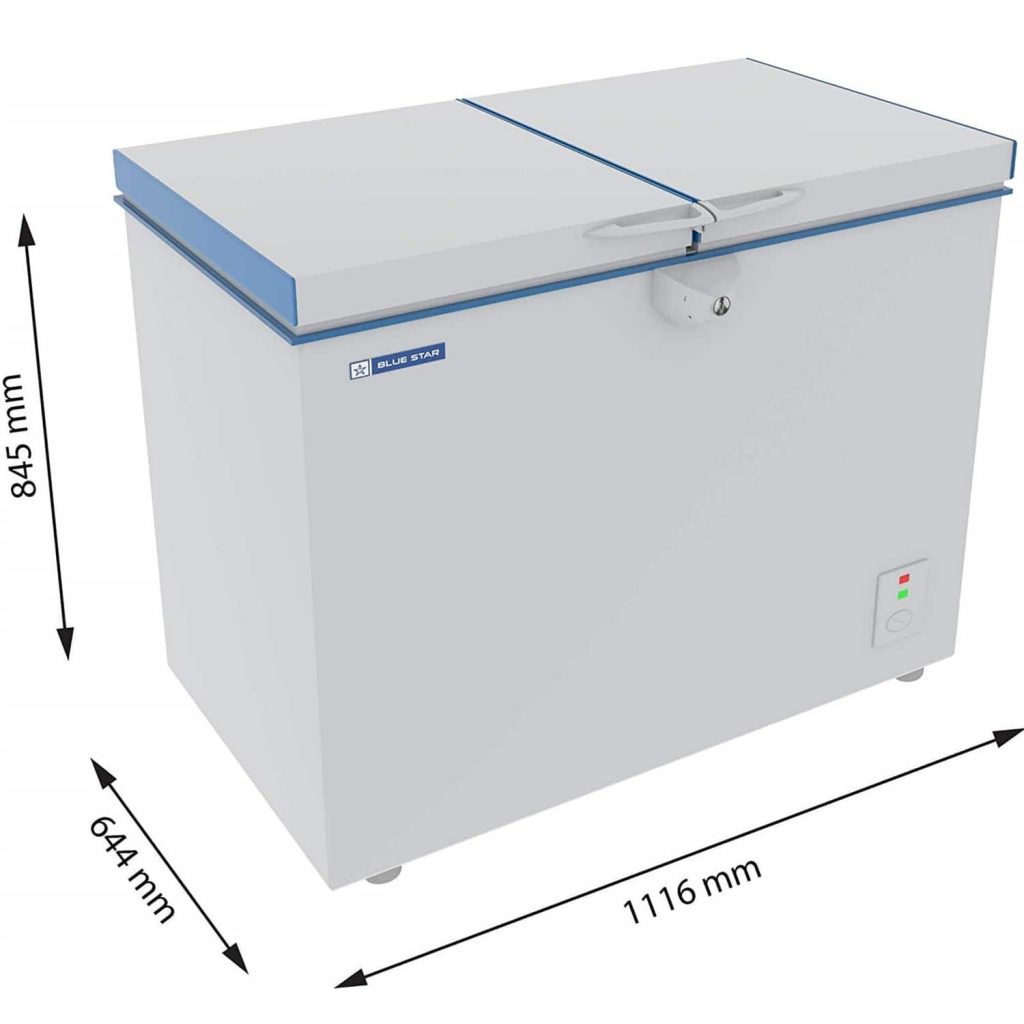 CHFDD300 Blue Star Double door deep freezer | Call 7000138343