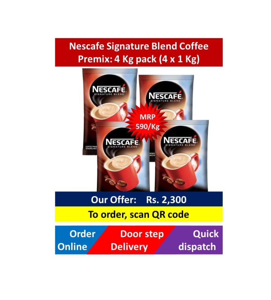 Nescafe Signature Blend Coffee premix | call 7000-138343
